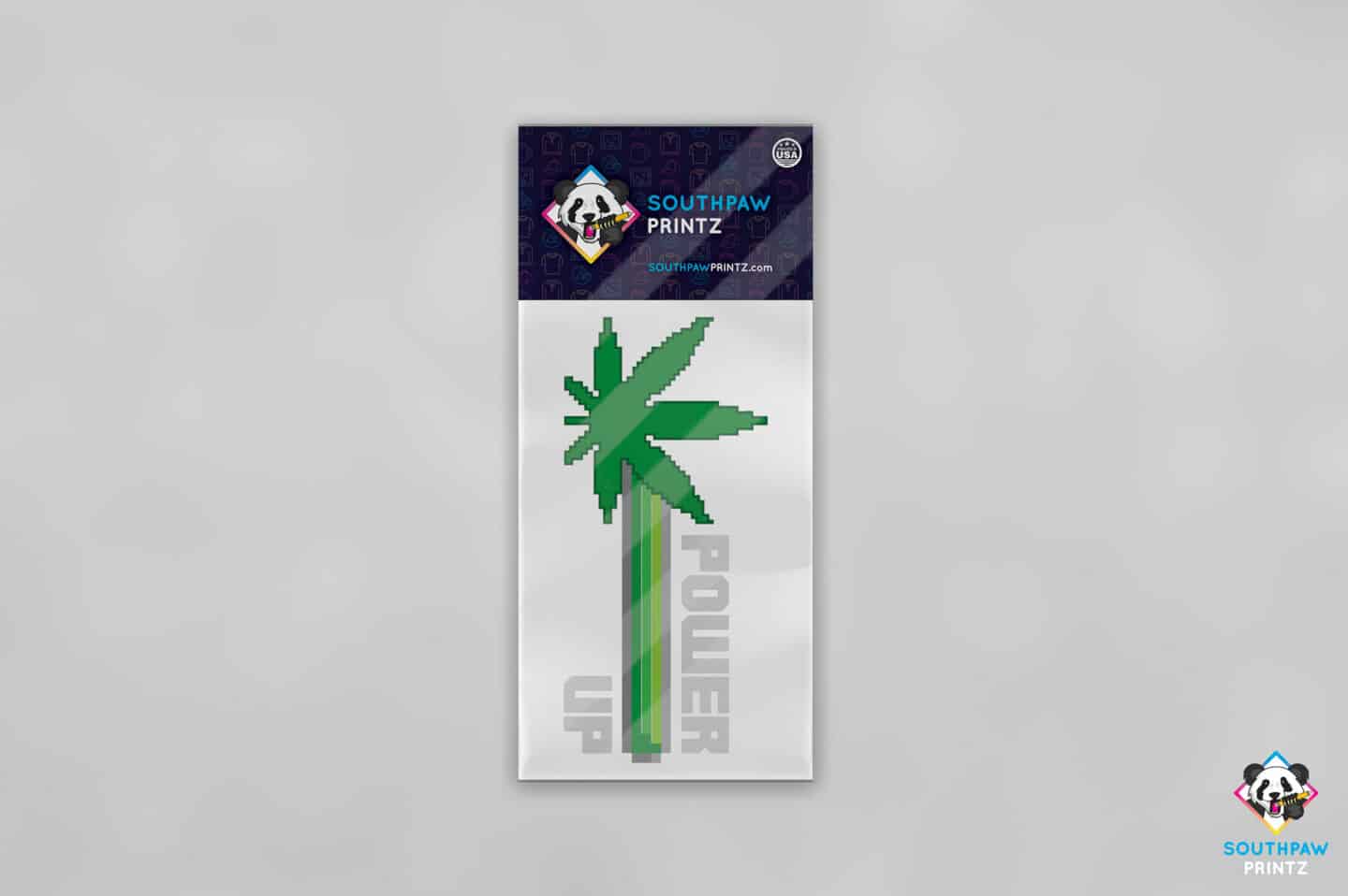 Power Up Sticker - Southpaw Printz